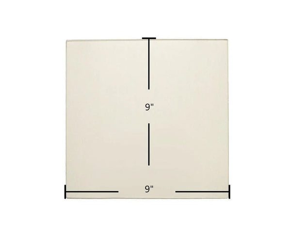 Sweet Home Ceramic Glass Panel | 9" x 9" | Part #AC-G9-1