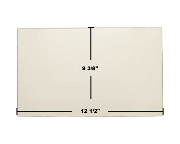 Master Forge 9 3/8" x 12 1/2" Ceramic Replacement Glass